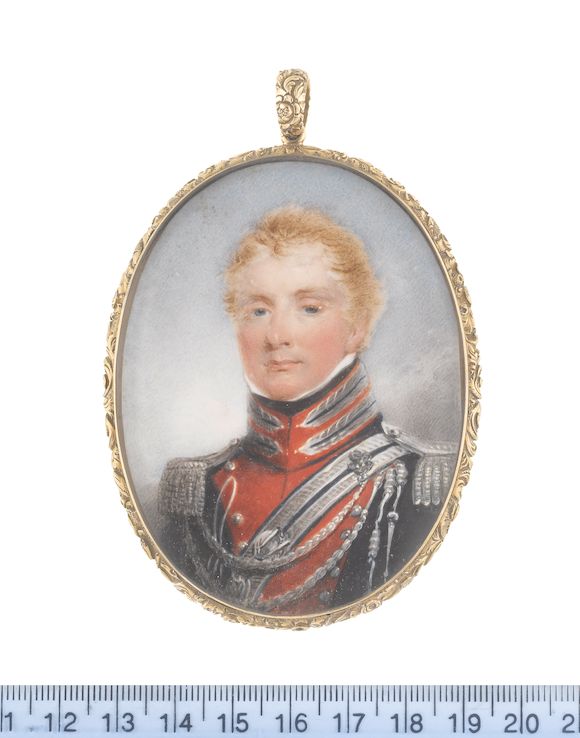 Bonhams : Thomas Hargreaves (British, 1775-1846) An Officer, wearing ...