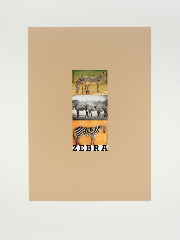 Bonhams : Sir Peter Blake (British, born 1932) Z is for Zebra, from the ...