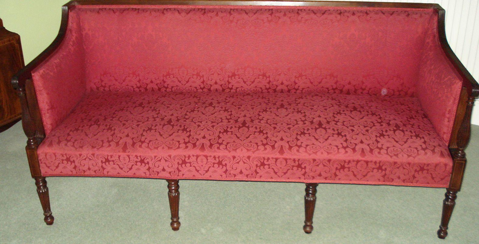 Bonhams A Regency Mahogany Settee