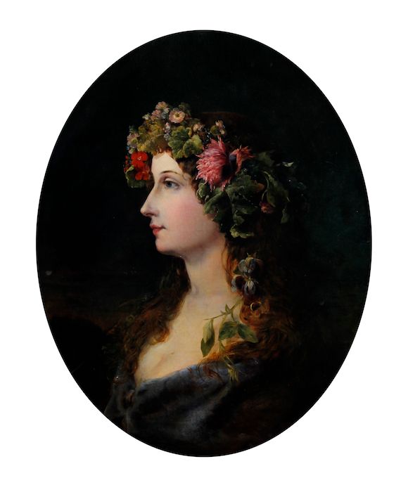 Bonhams : Circle of William Etty, RA (British, 1789-1849) A portrait of ...