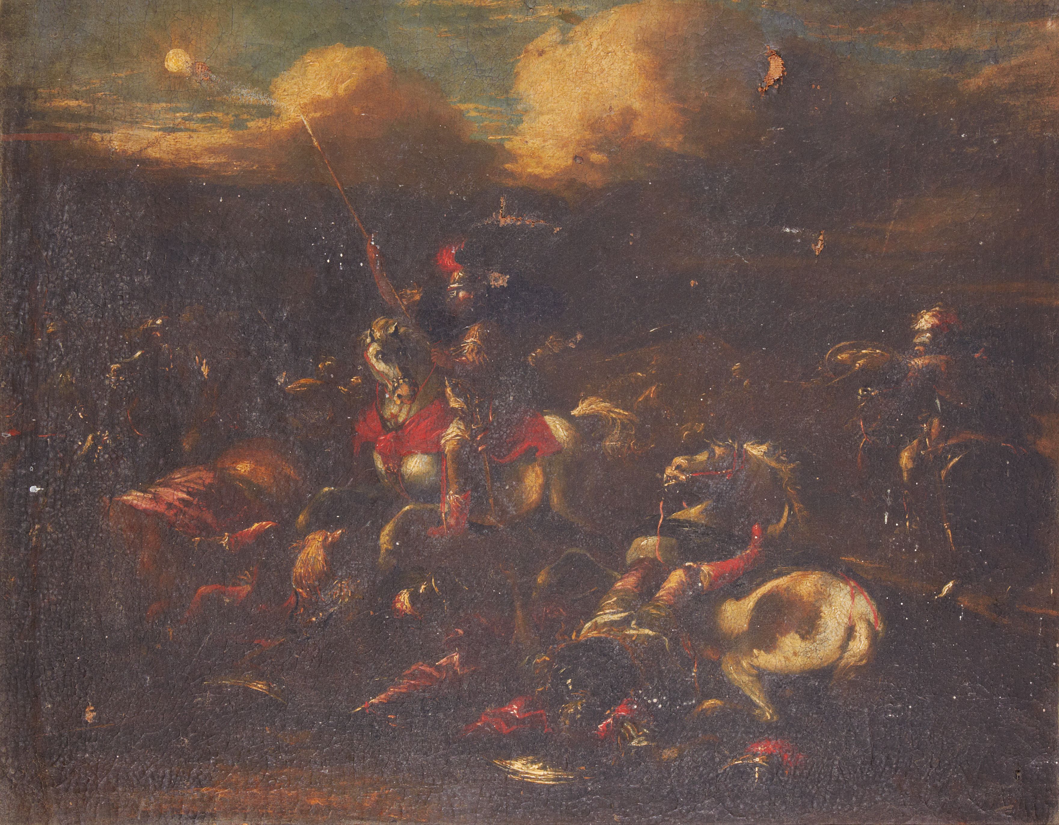 Bonhams : Circle of Jacques Courtois, called il Borgognone (Saint ...