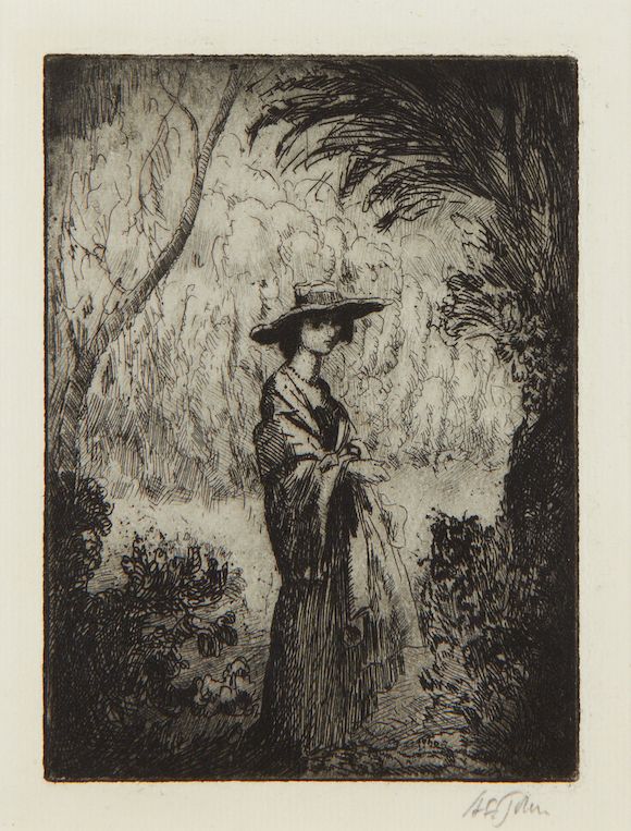 Bonhams : Sir Augustus Edwin John (British, 1878-1961) Virginia Etching ...