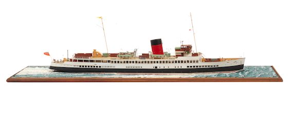 Bonhams : A waterline model of the Passenger ferry SS Queen Mary 1933 ...