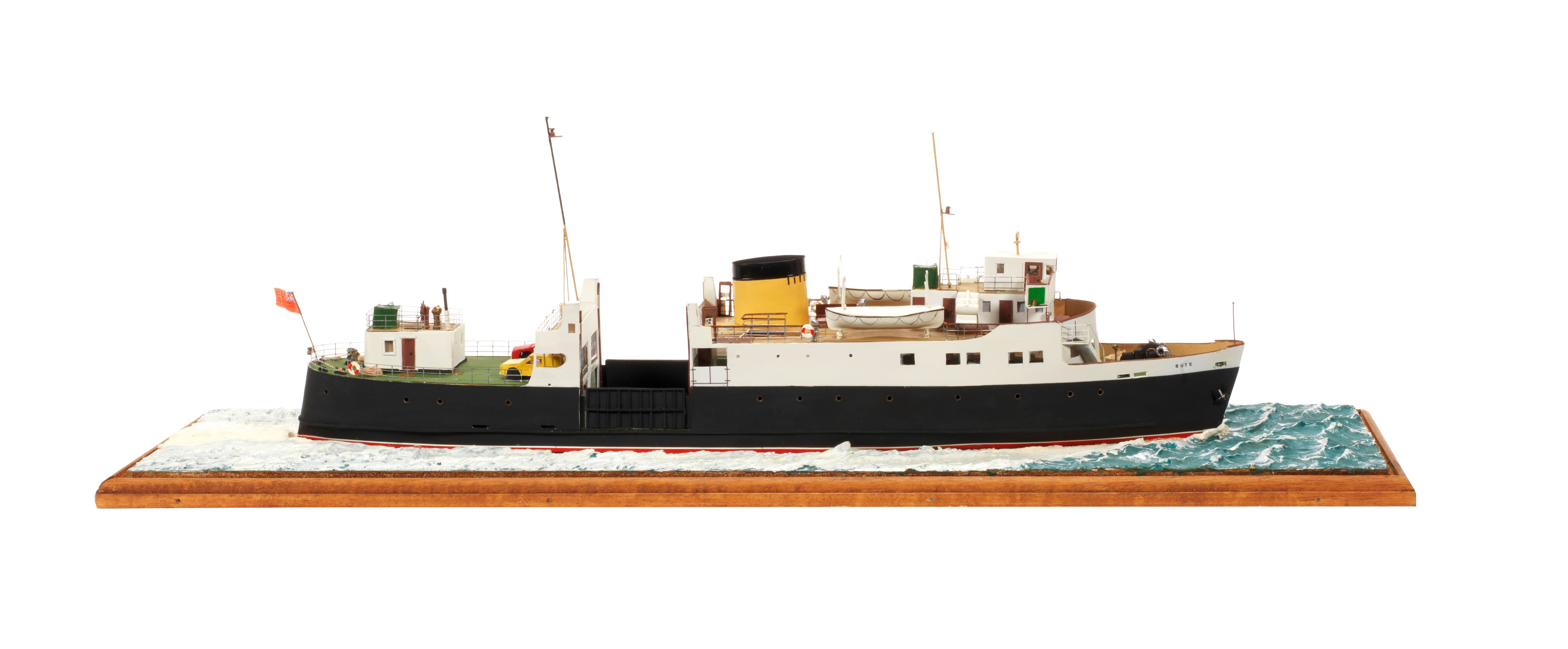 Bonhams : A waterline model of the Passenger ferry MV Bute 1954 ...