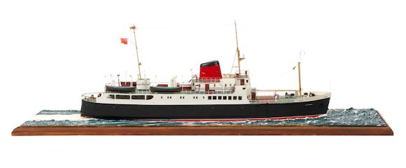 Bonhams : A waterline model of the Passenger ferry MV Claymore 1955 28 ...
