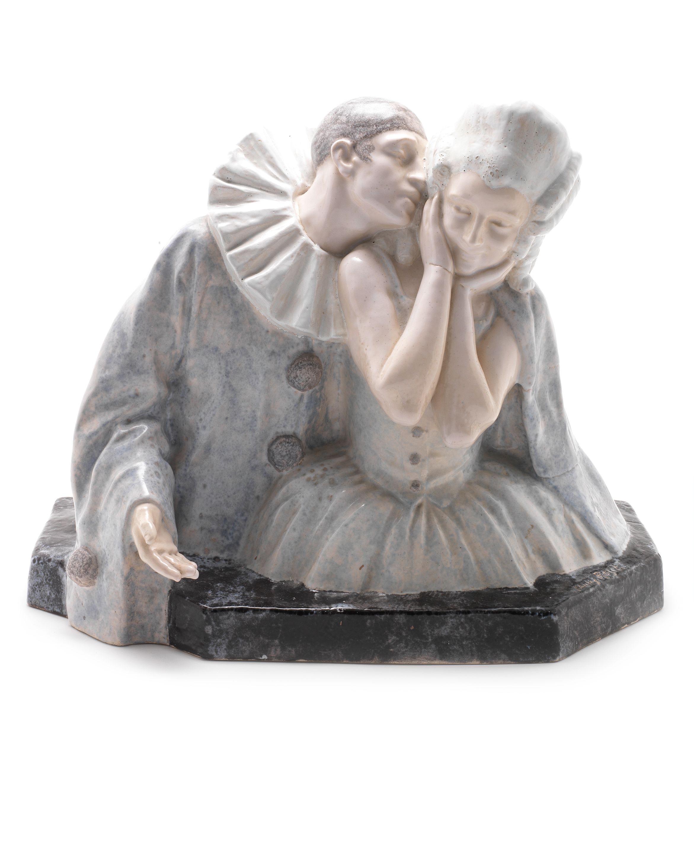 Bonhams : An earthenware figure group by Fanny Rozet for Marcel ...