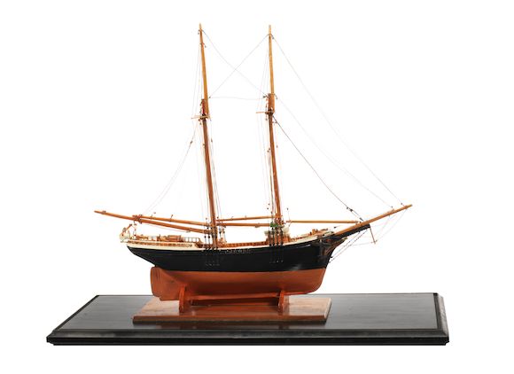 Bonhams : A model of the Nova Scotia schooner Rambler 1889 22x10x17ins ...