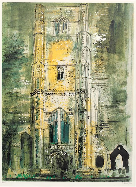 Bonhams : John Piper (British, 1903-1992) Wymondham, Norfolk colour ...