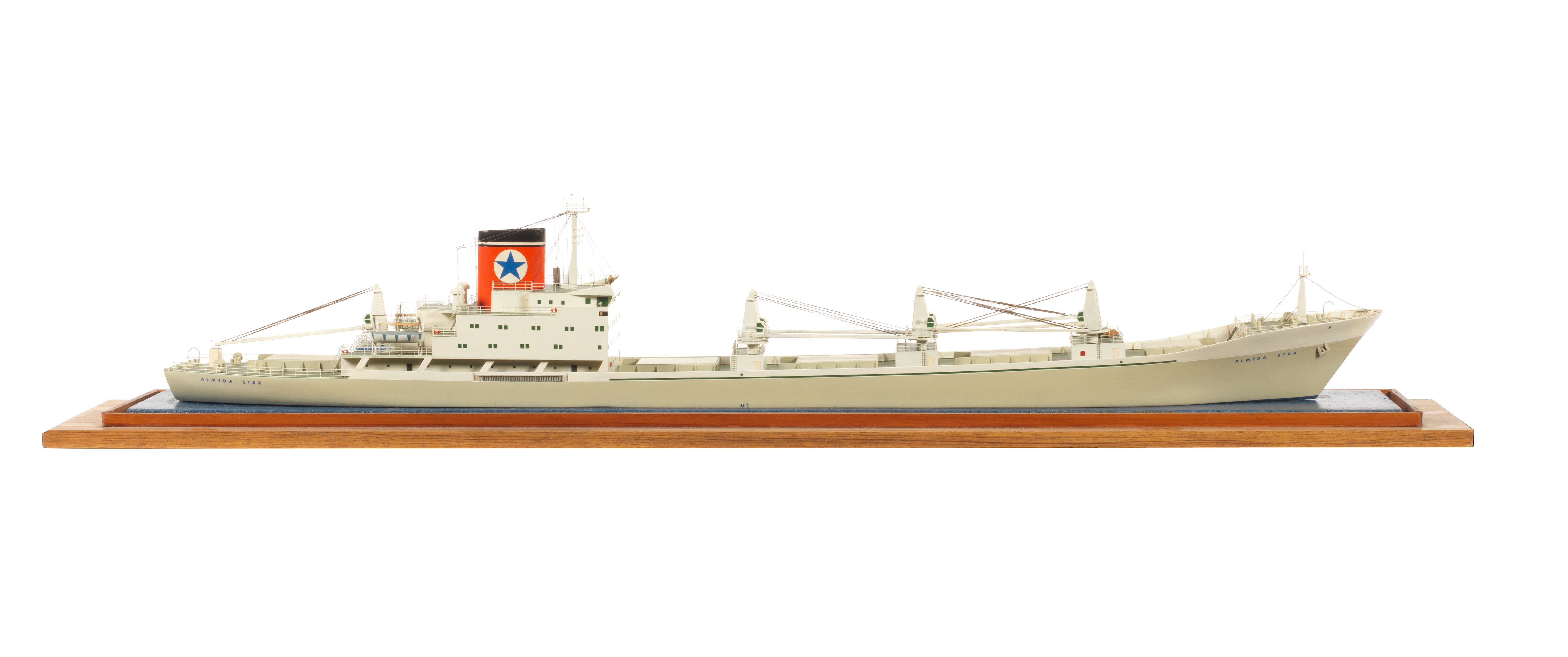 Bonhams : A waterline model of the Blue Star cargo liner MV Almeda Star ...