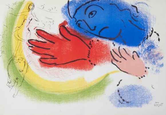 Bonhams : Marc Chagall (Russian/French, 1887-1985) Derrière Le Miroir ...