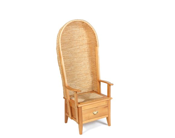 Bonhams : A 20th century hooded Orkney chair by Robert Harcus Towers