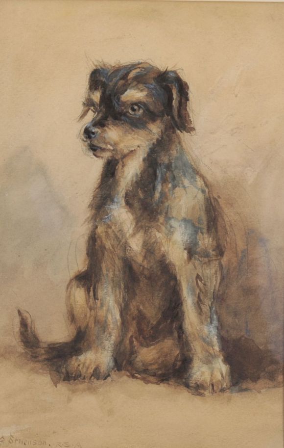 Bonhams : William Grant Stevenson, RSA (British, 1849-1919) Terrier