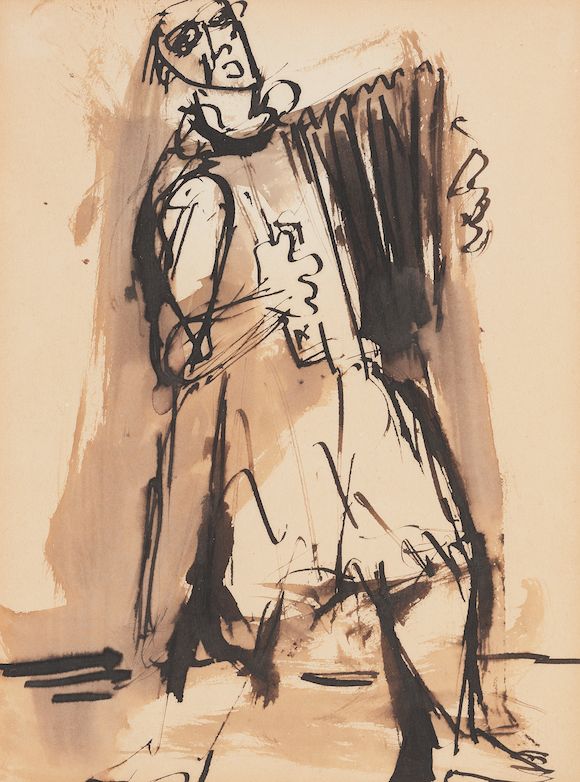 Bonhams : Josef Herman (British, 1911-1999) Memory of Memories