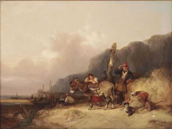 Bonhams : William Shayer, Snr. (British, 1787-1879) and Studio Coastal ...
