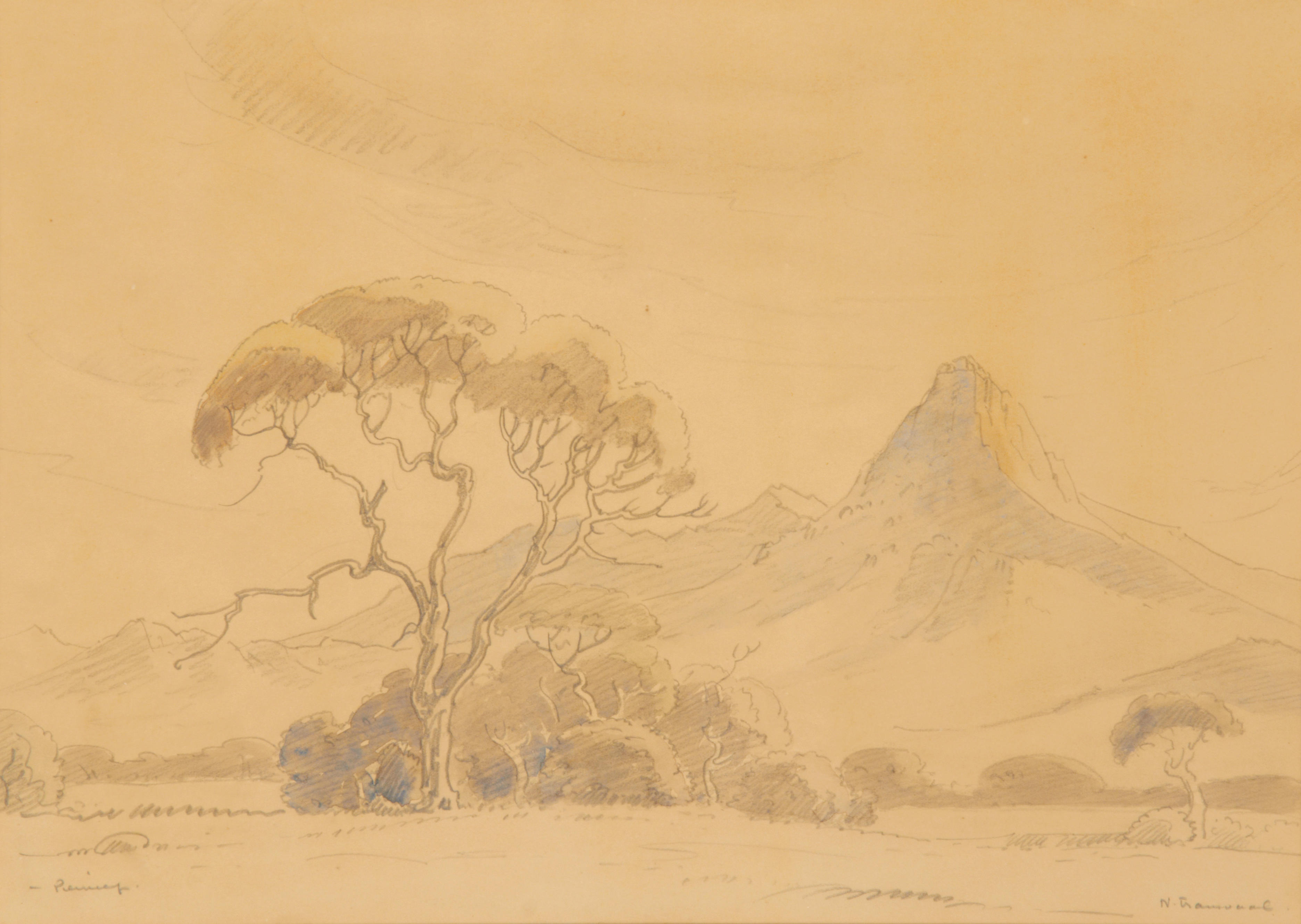 Bonhams : Jacob Hendrik Pierneef (South African, 1886-1957) North ...