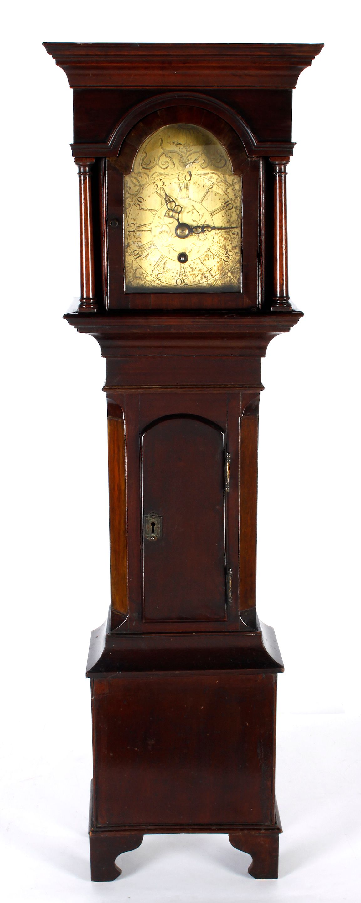 Bonhams : A Victorian mahogany miniature longcase clock