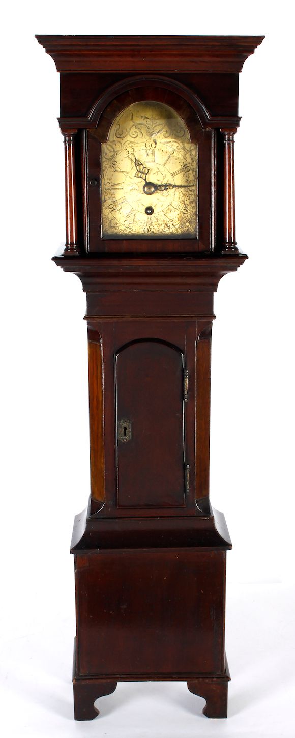 Bonhams : A Victorian mahogany miniature longcase clock