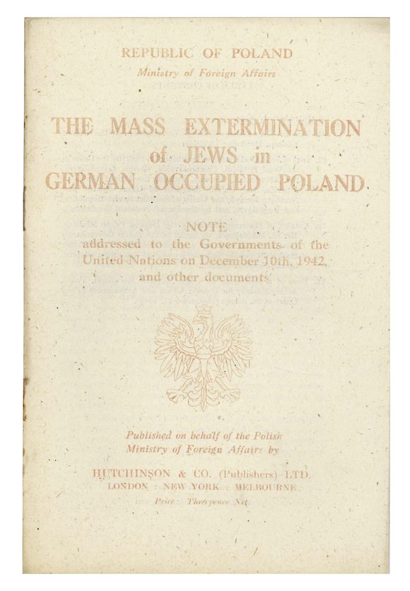 Bonhams : HOLOCAUST The Mass Extermination of Jews in German Occupied ...