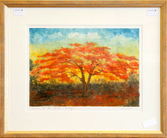 Bonhams : Chinwe Chukwuogo-Roy, M.B.E. (Nigerian, born 1952) Flame of ...