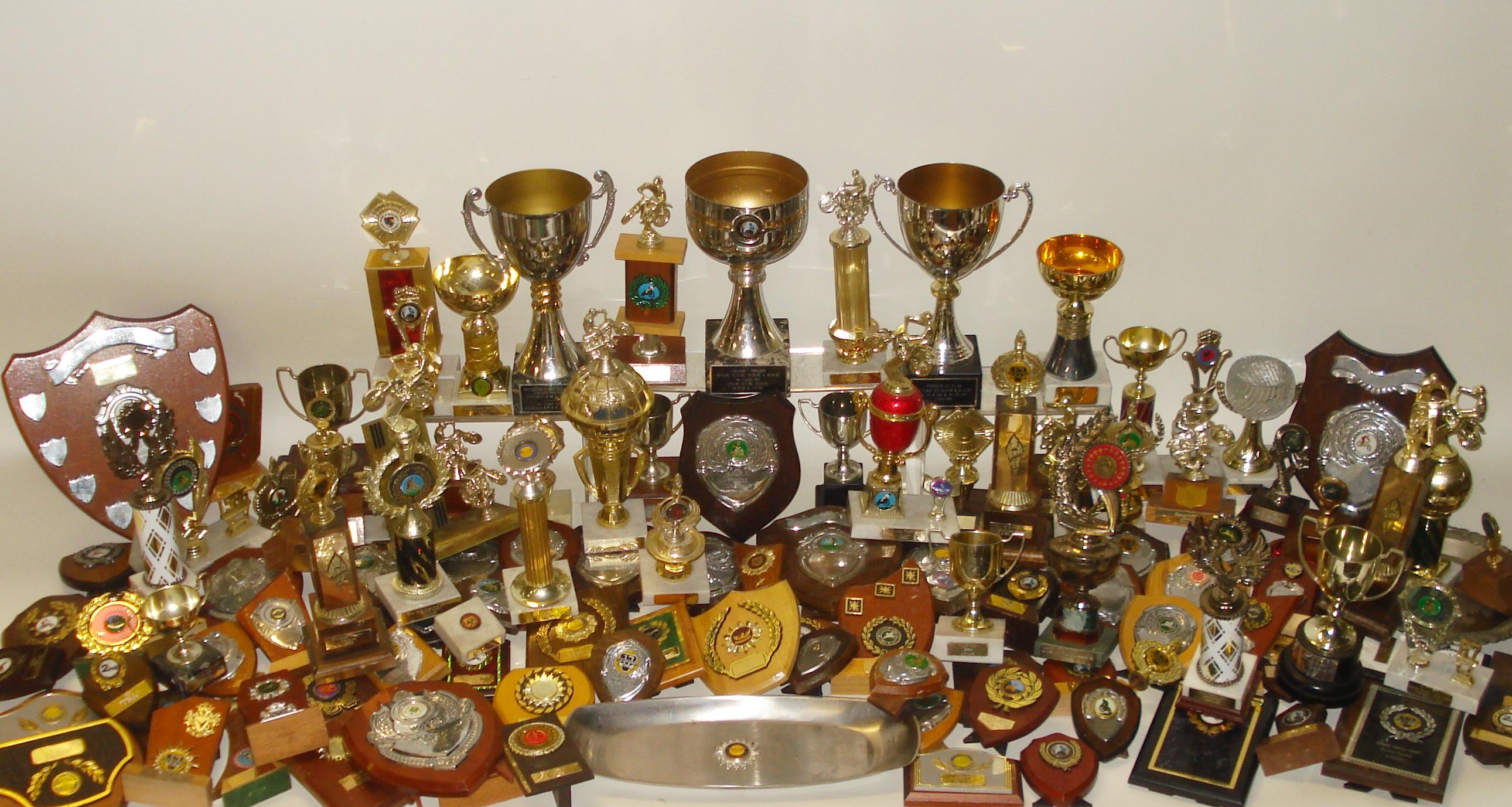 Bonhams Cars : A large collection of club racing trophies, shields and ...