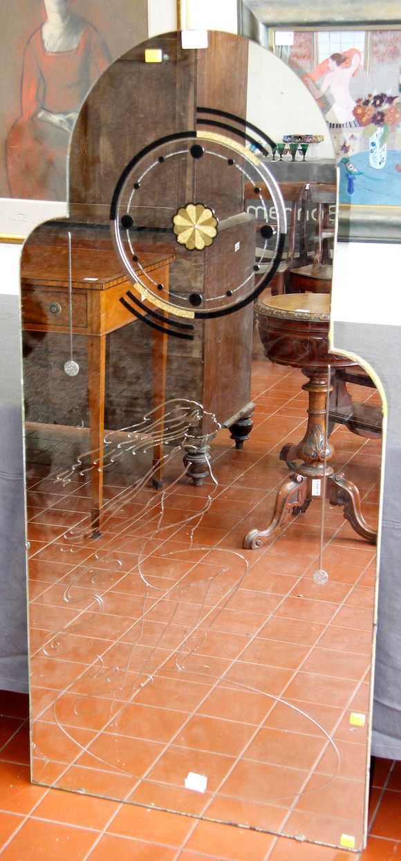Bonhams : A Spirit of ecstacy 1930's exhibition mirror,
