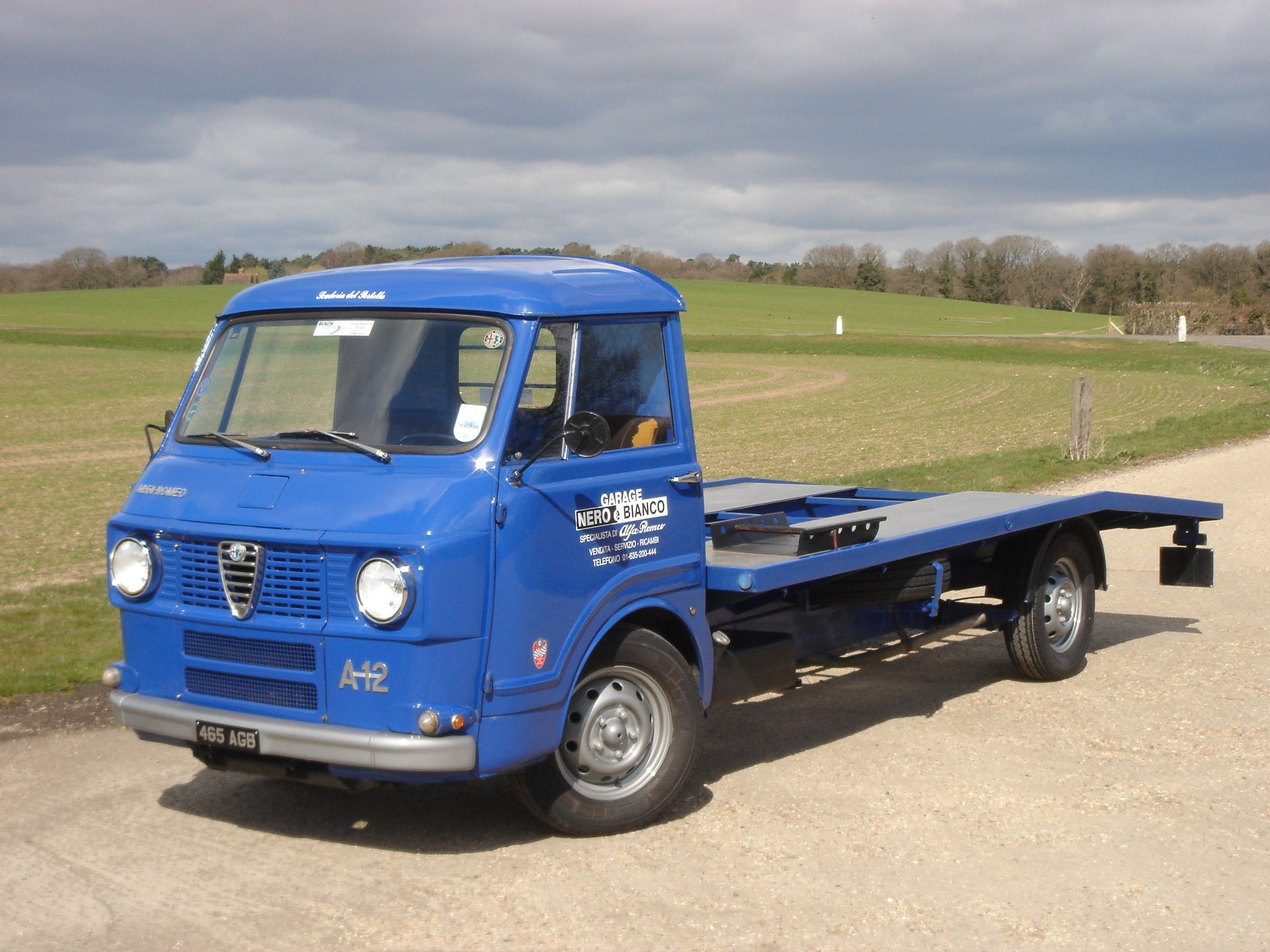 Bonhams Cars : 1972 Alfa Romeo A12 Car Transporter Chassis no. AR 996274