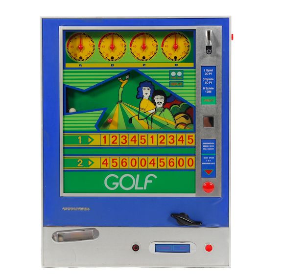 Bonhams : Wurlitzer: A"Golf" slot machine circa 1968