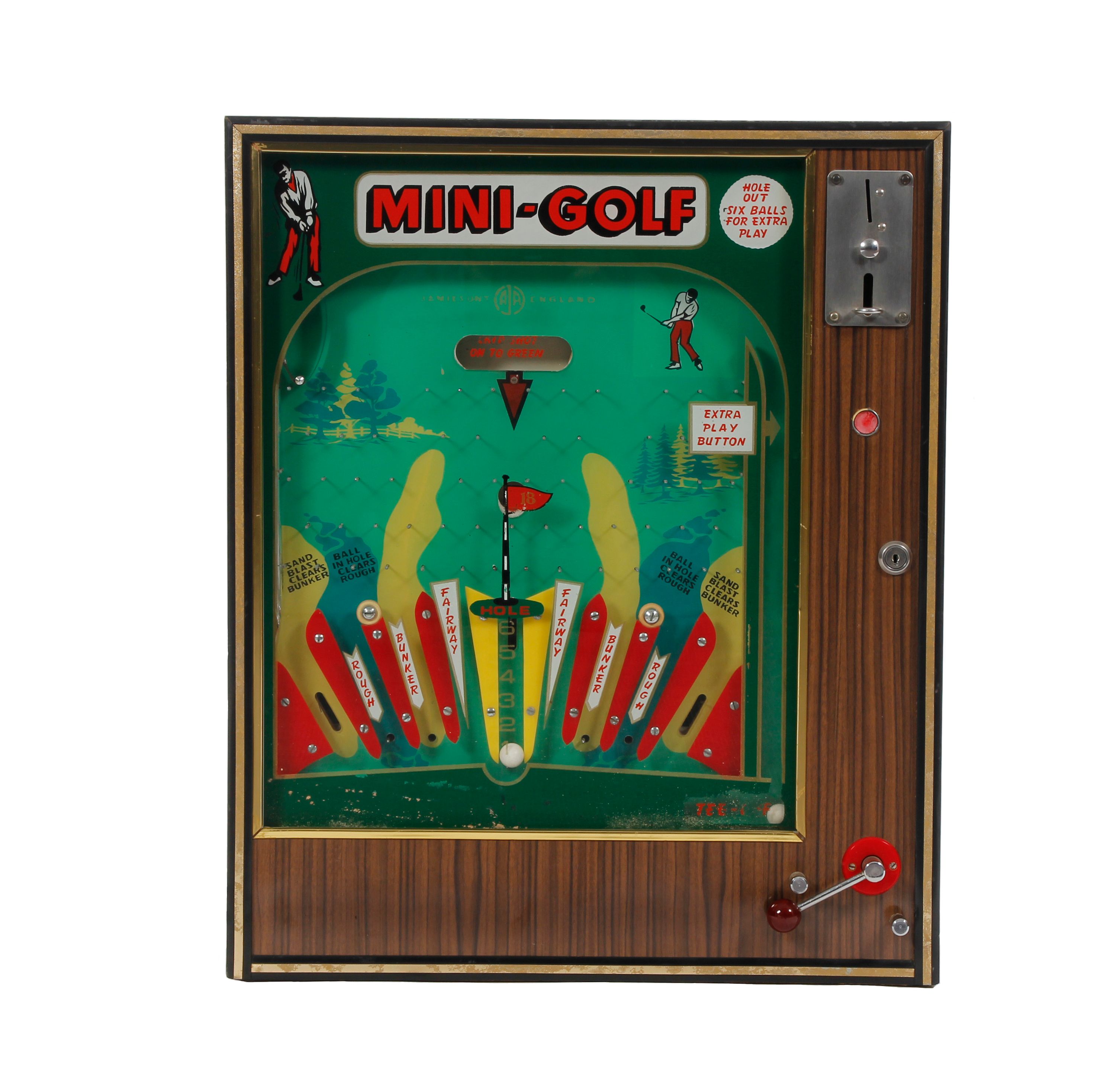 Bonhams : An arcade slot machine 'Master Golf Game' circa 1965