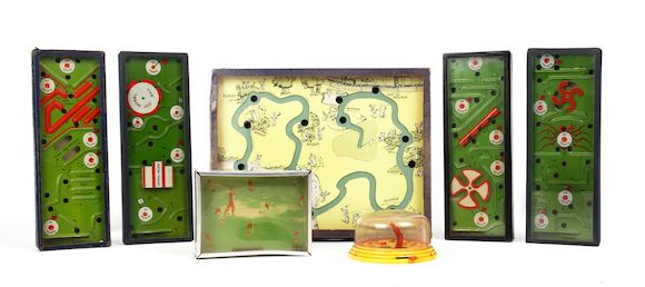 Bonhams : Games of Dexterity – a collection (7) of hand held ball ...