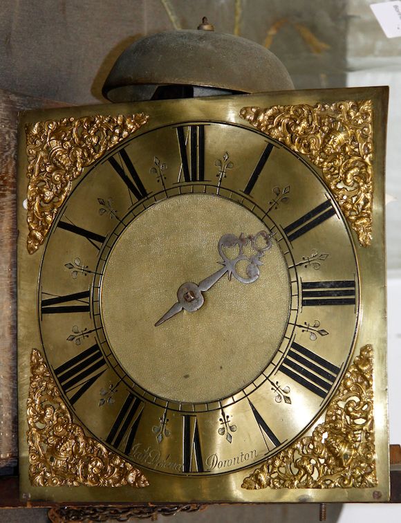 Bonhams : A 30 hour movement from a long case clock signed Delance, Downton