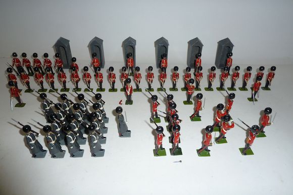Bonhams : Britains Foot Guards and Sentry Boxes 69