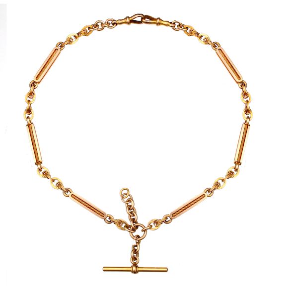 Bonhams : An Australian gold watch chain by Harry Gaskell, Little Collins Street, Melbourne ...