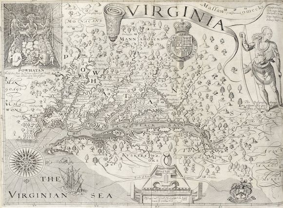 Bonhams : PURCHAS (SAMUEL) Purchas His Pilgrimes. In Five Bookes, 5 vol ...