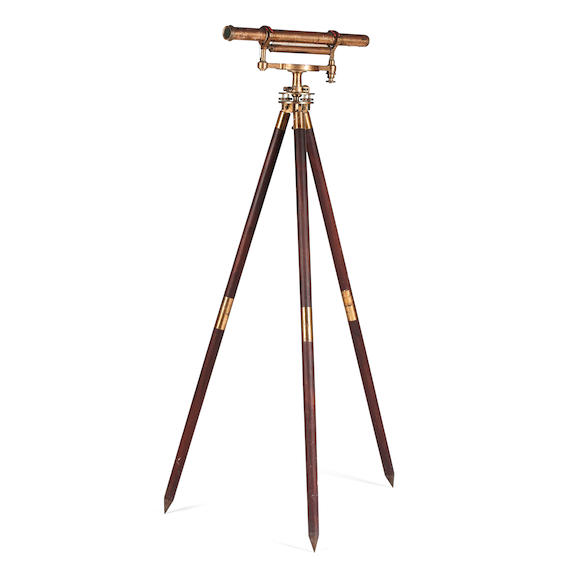 Bonhams A 19th Century Brass Cased Surveyors Level