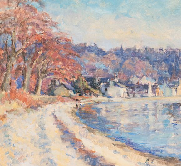Bonhams : Caroline Sillars (British, 20th century) Rhu village