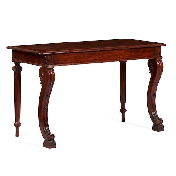 Bonhams : A Scottish mahogany lobby table, circa 1850
