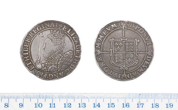 Bonhams : Elizabeth I, seventh issue (1601-2), Crown, 29.89g, m.m.1 ...