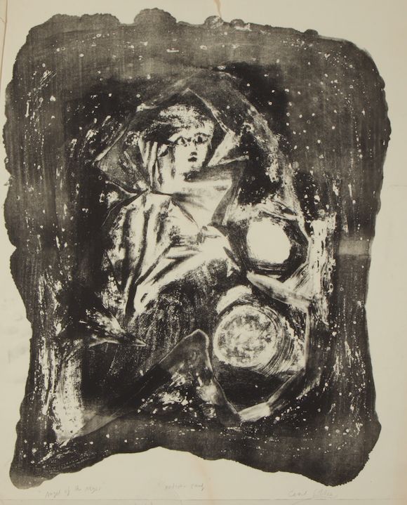 Bonhams : Cecil Collins (British, 1908-1989) A Collection 'Angel of the ...