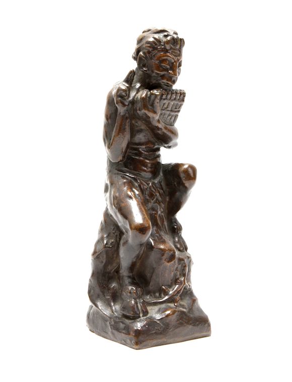Bonhams : An early 20th century bronze figure of Pan