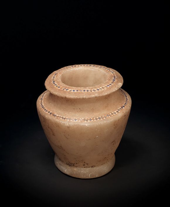 Bonhams : A Sumerian alabaster vase
