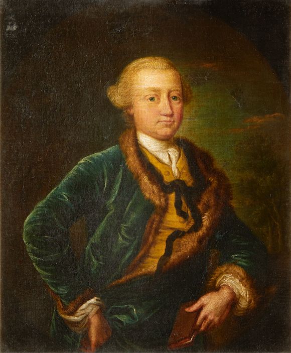 Bonhams : Attributed to Thomas Jenkins (British, 1722-1798) Portrait of ...