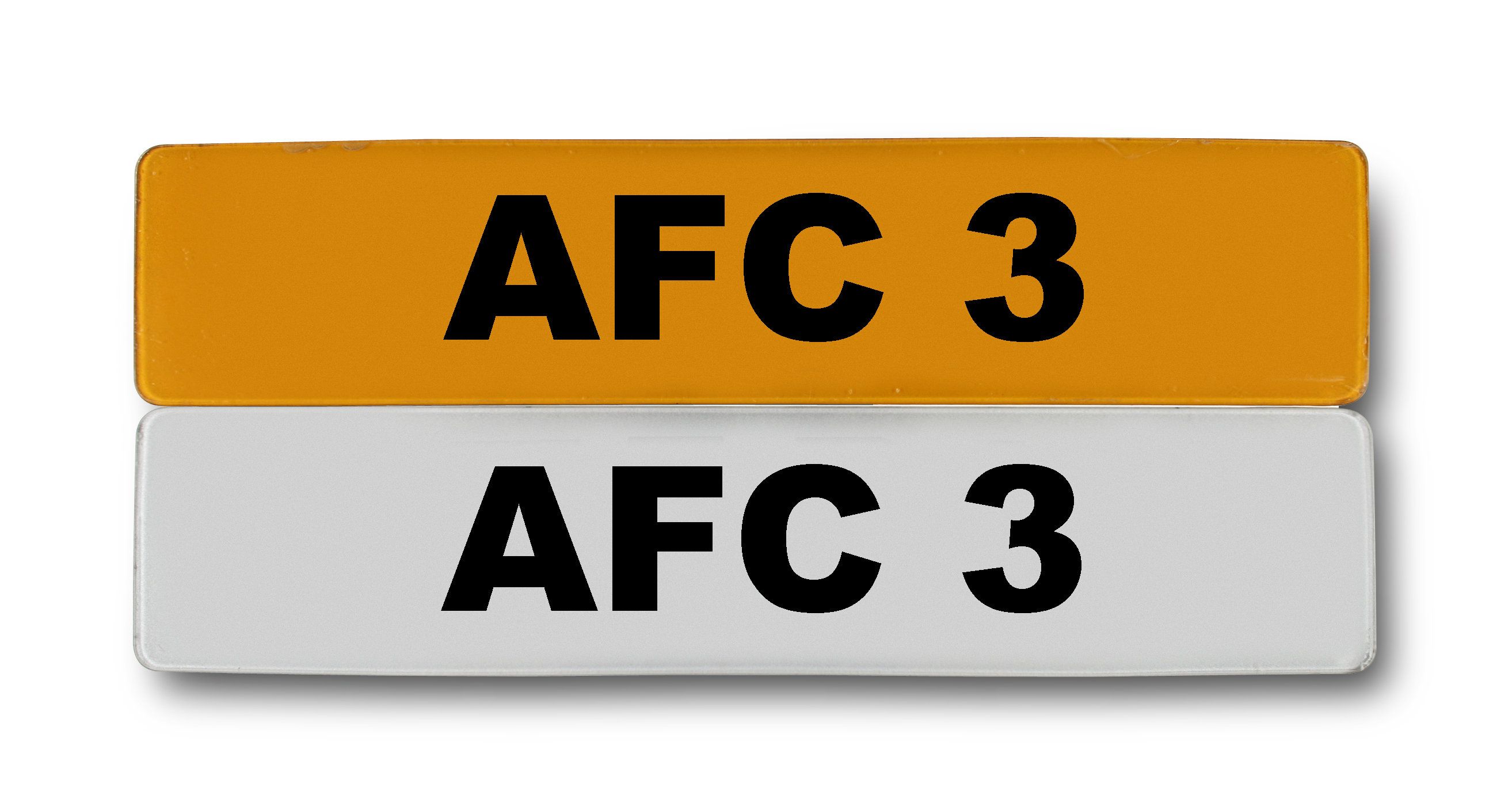 Bonhams : Arsenal - 'AFC 3' car registration plate