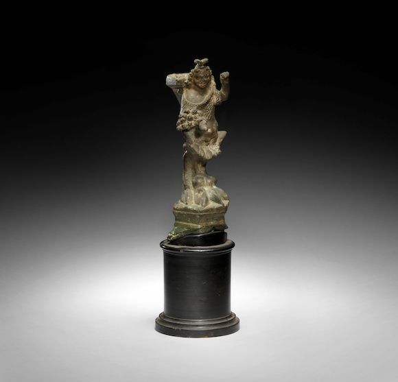 Bonhams : A Roman bronze furniture attachment