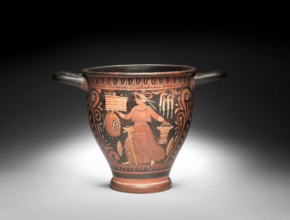 Bonhams : An Apulian red-figure skyphos