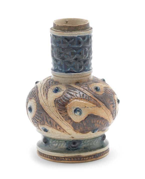 Bonhams : Martin Brothers Two Decorative Vases, Nineteenth Century