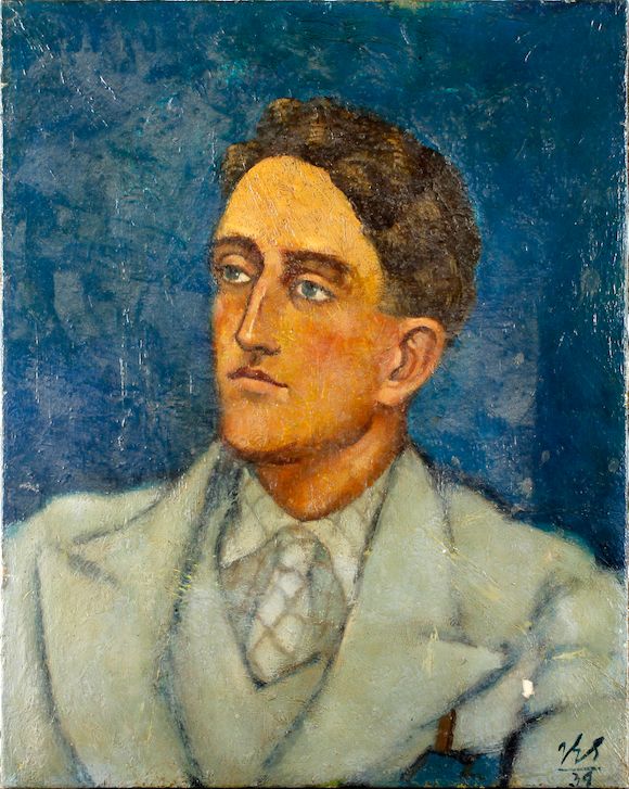 Bonhams : Jean Georges Simon (British, 1894-1968) Portrait of J A Pye