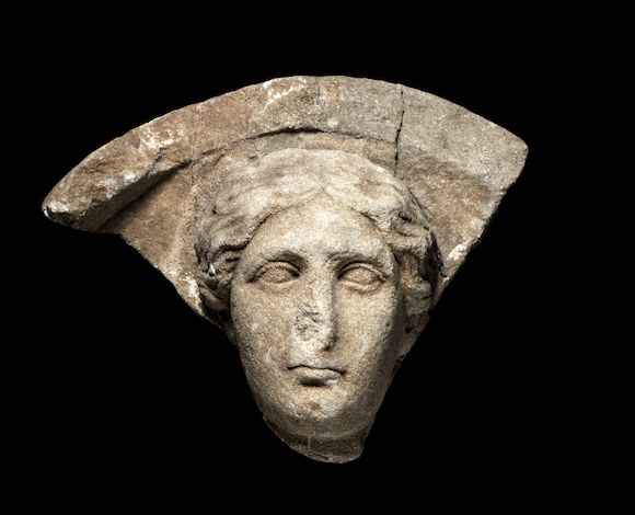 Bonhams : A Roman marble relief fragment