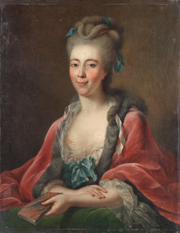 Bonhams : Follower of Marie-Suzanne Roslin (Paris 1734-1772) Portrait ...