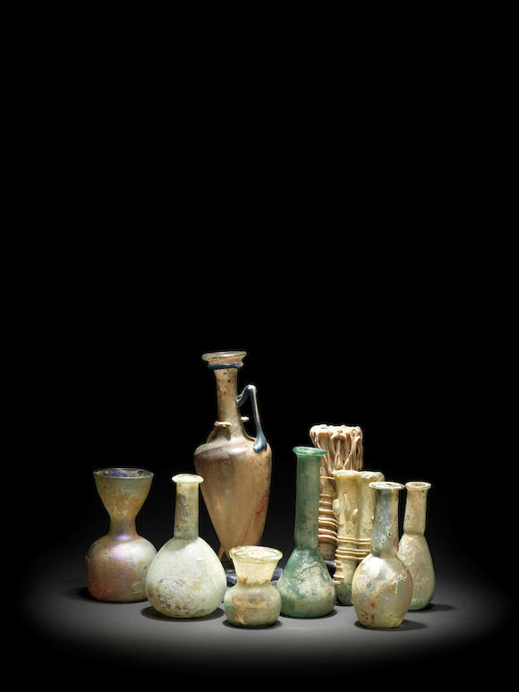 Bonhams Nine Roman Glass Vessels 9