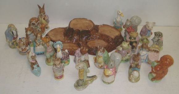Bonhams : A collection of twenty three Beswick Beatrix Potter Figures ...